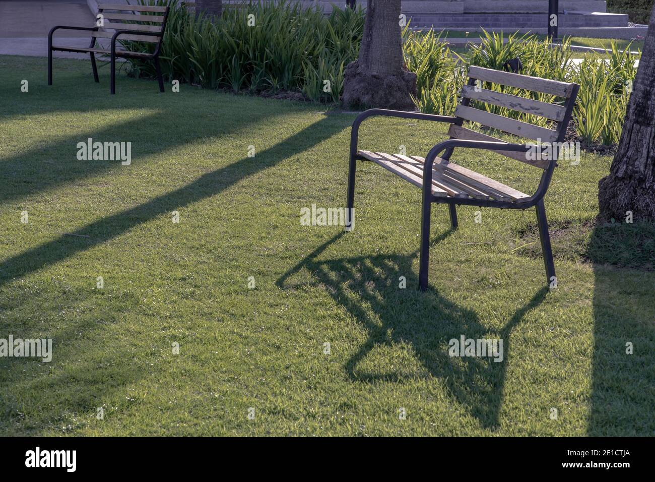 Shady seating in the sunny garden hi-res stock photography and images ...