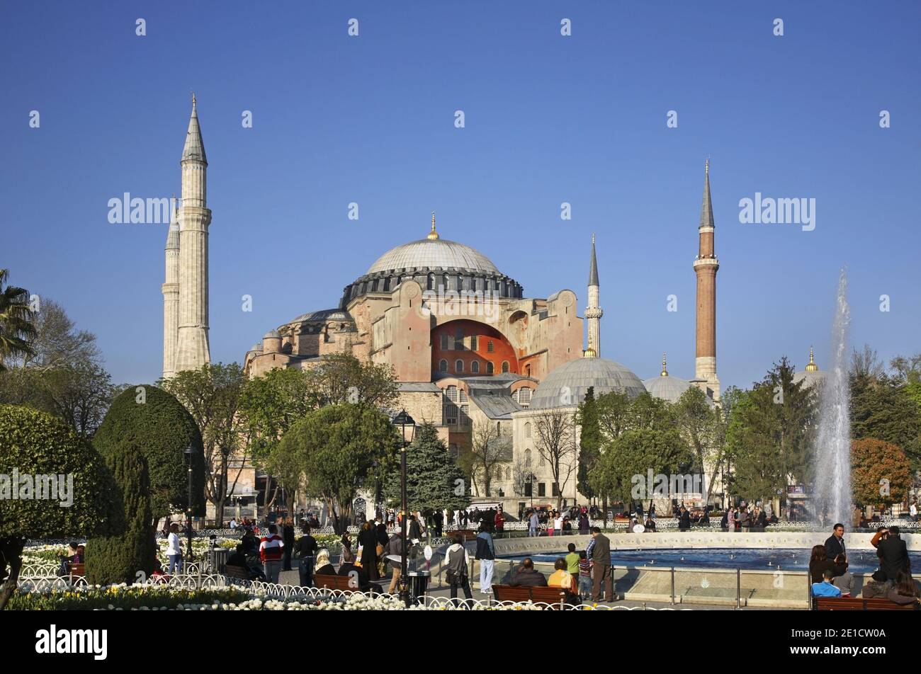 Hagia Sophia. Hippodrome of Constantinople (Sultanahmet square) in ...