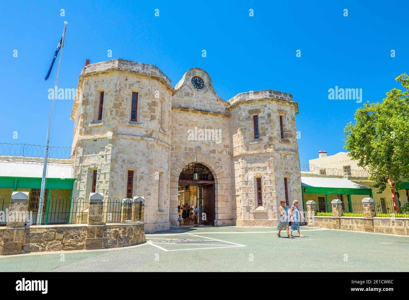 Fremantle, Western Australia, Australia - Jan 2, 2018: female tourists ...