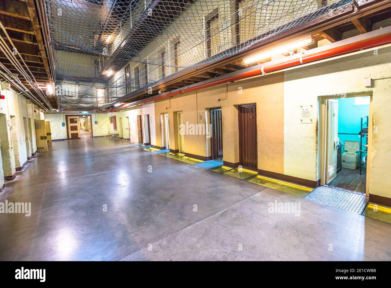 Prison corridor indoor hi-res stock photography and images - Alamy