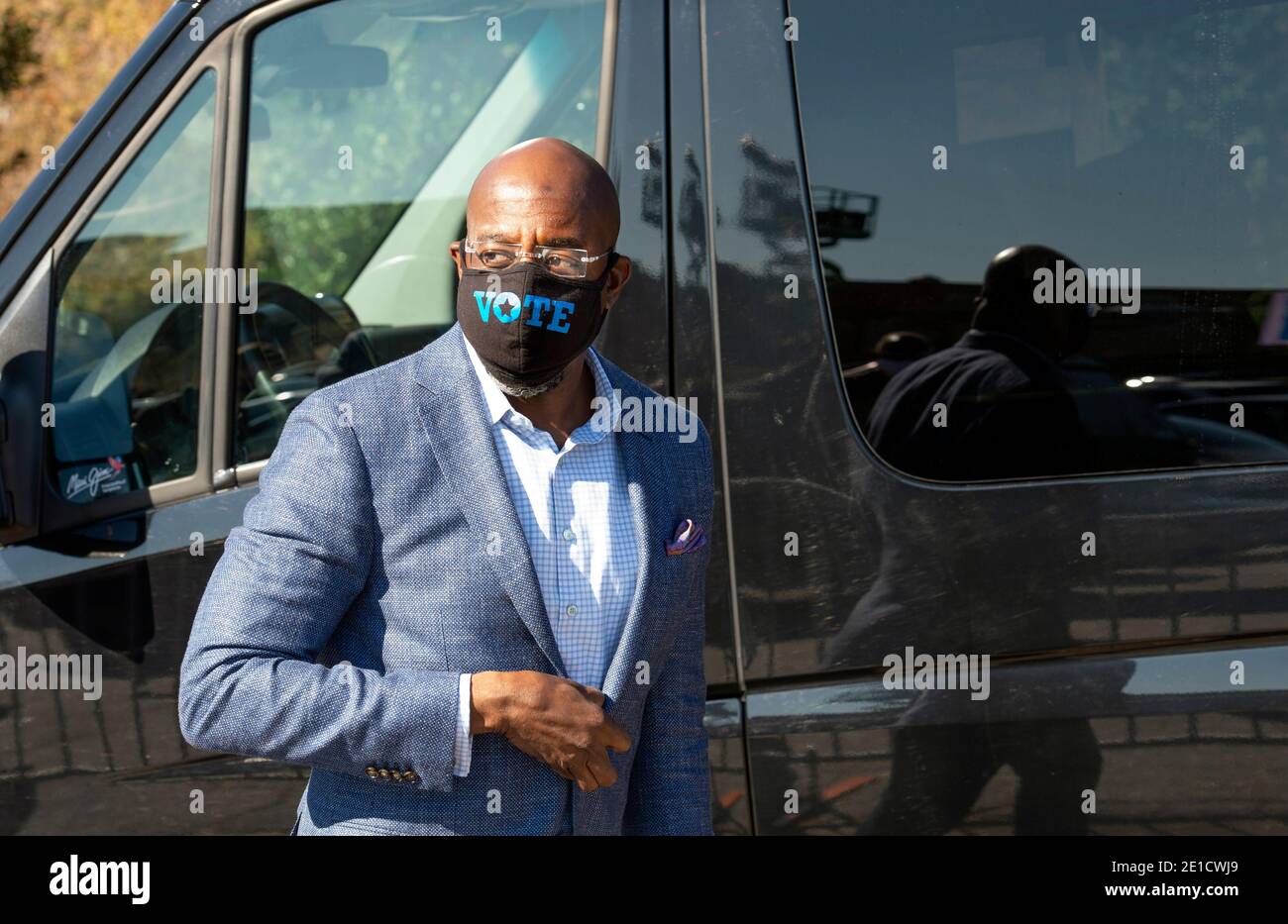 Columbus, GA, USA. 21st Dec, 2020. Rev. Raphael Warnock, pastor at ...