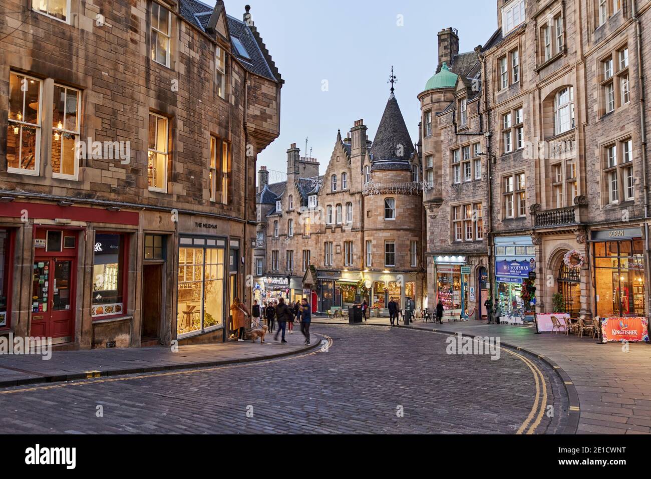 Cockburn street edinburgh hi-res stock photography and images - Alamy