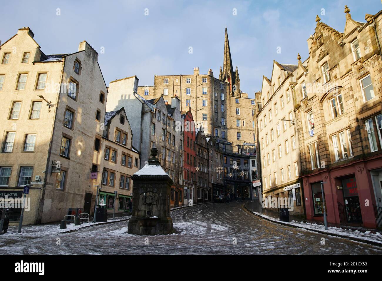 The beautiful, colourful historic shops along, Victoria Street in ...