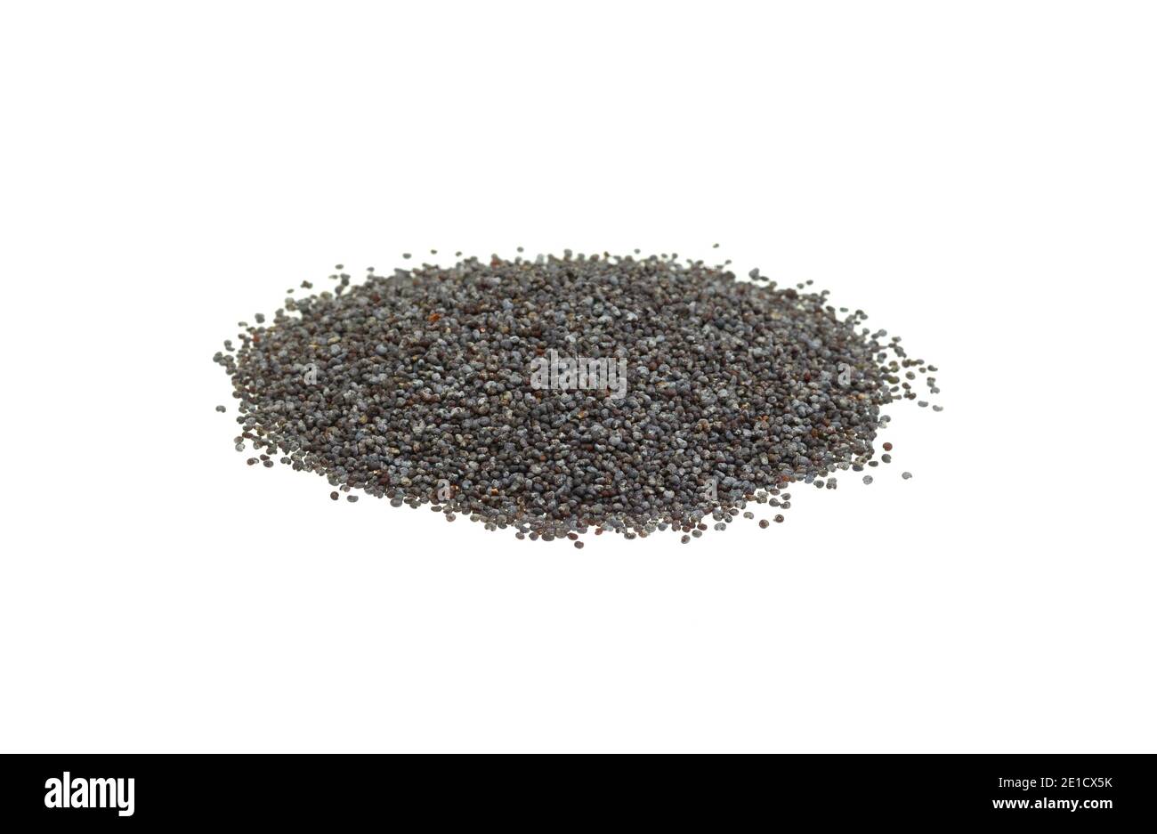 Poppy seeds isolated on white background. Heap of dry poppy seeds Stock ...