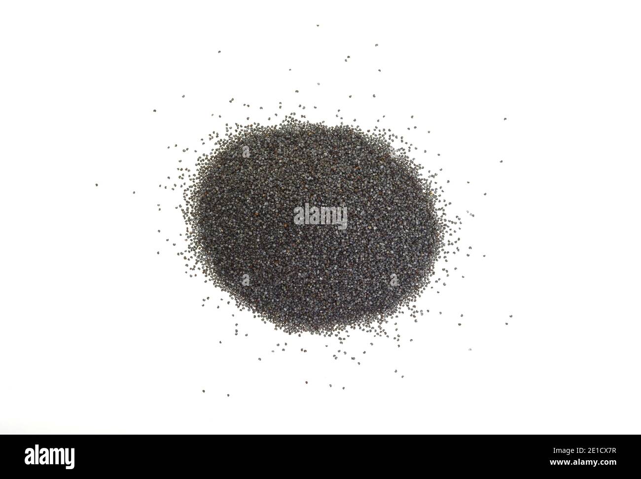 Poppy seeds isolated on white background. Heap of dry poppy seeds Stock ...