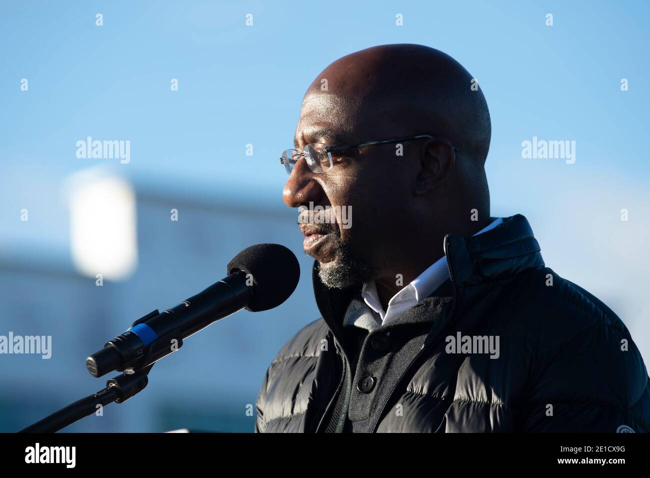 Pastor raphael warnock hi-res stock photography and images - Alamy