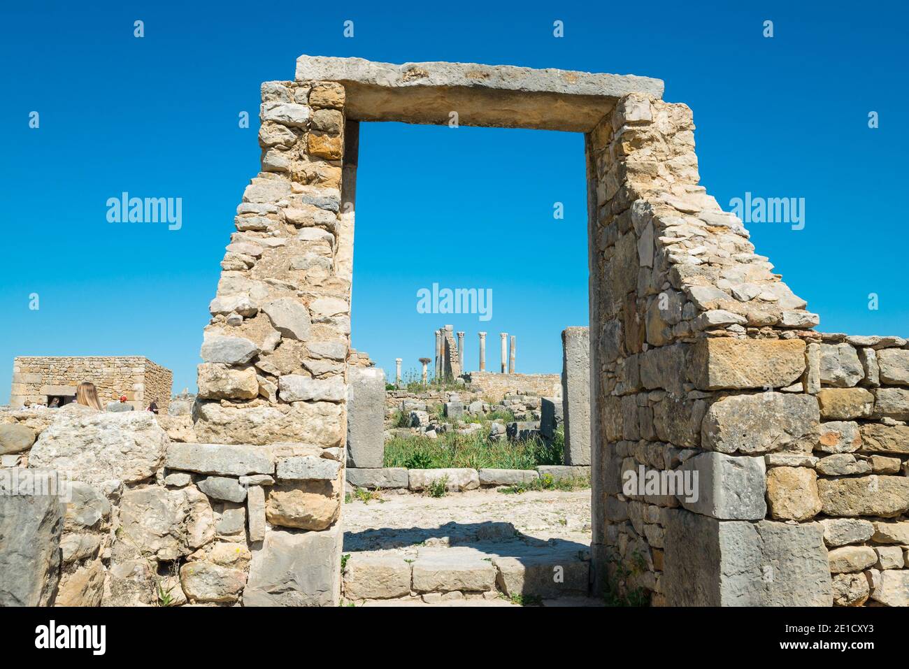 Volubilis ruins, Morocco Stock Photo - Alamy