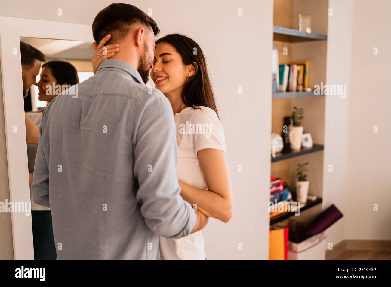 Two Lovers Hugging Each Other High Resolution Stock Photography and ...