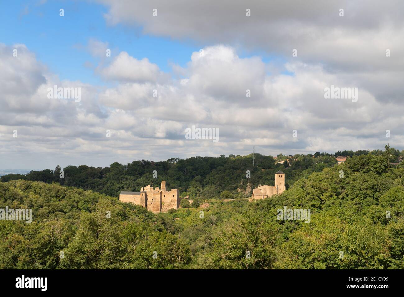 Saissac castle hi-res stock photography and images - Alamy