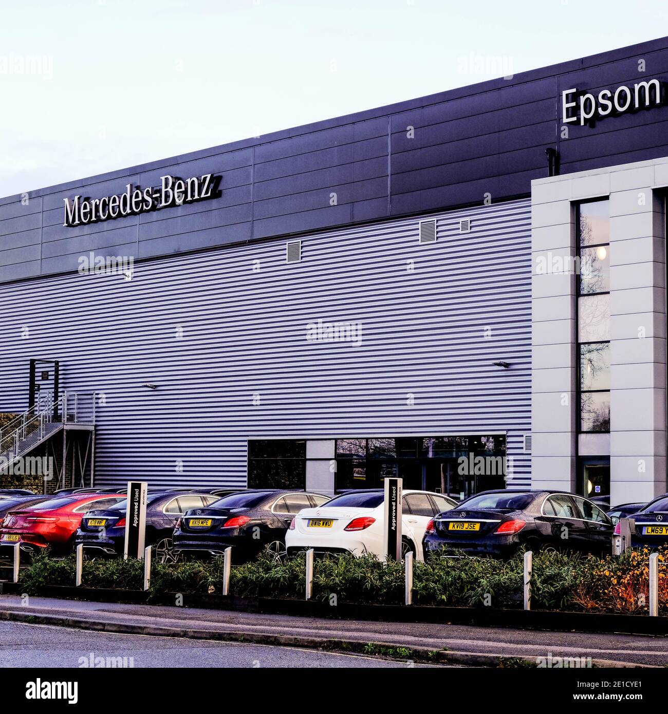 London UK Jasnuary 06 2021, Mercedes Benz AMG Car Showroom Closed for ...
