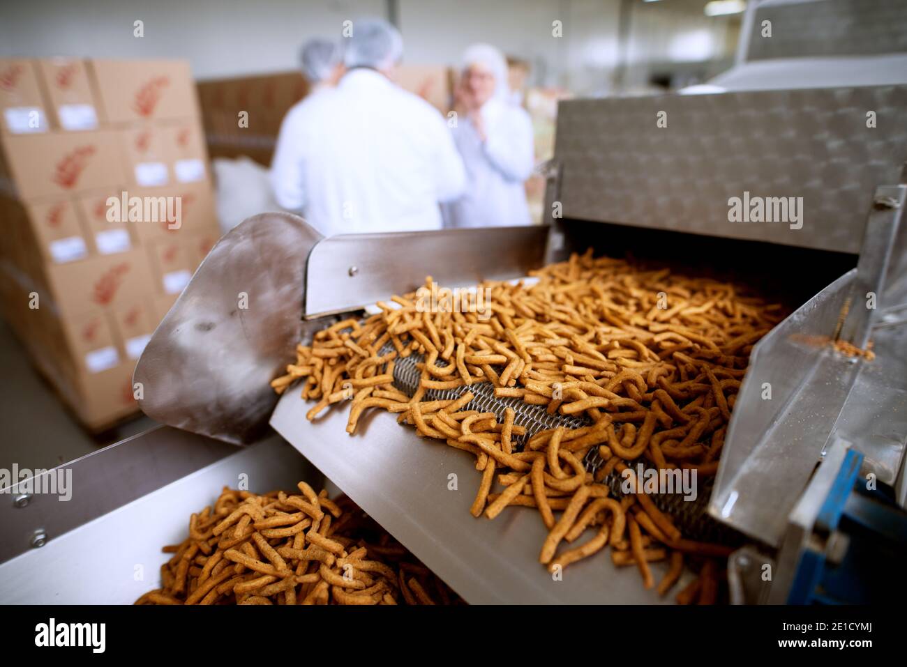Food production assembly line hi-res stock photography and images - Alamy