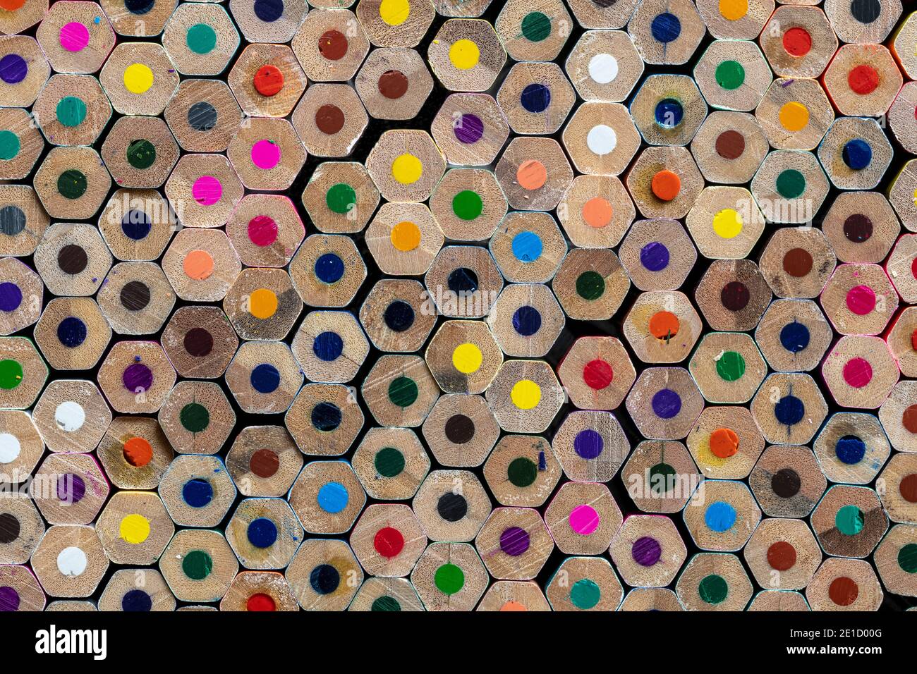 Backside of stacked colored pencils as a background photo Stock Photo ...