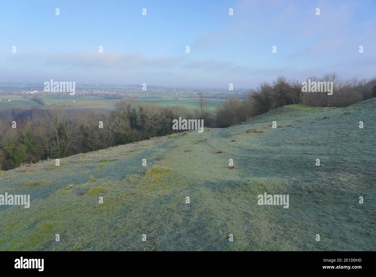 South Downs national park in winter Stock Photo - Alamy