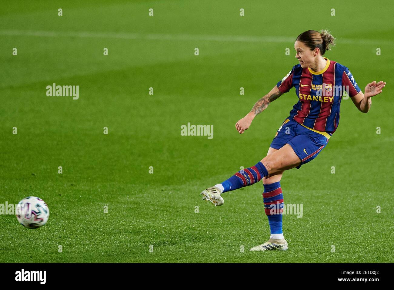 Barcelona, Spain. 6th Jan, 2021. Maria Leon of FC Barcelona during the ...