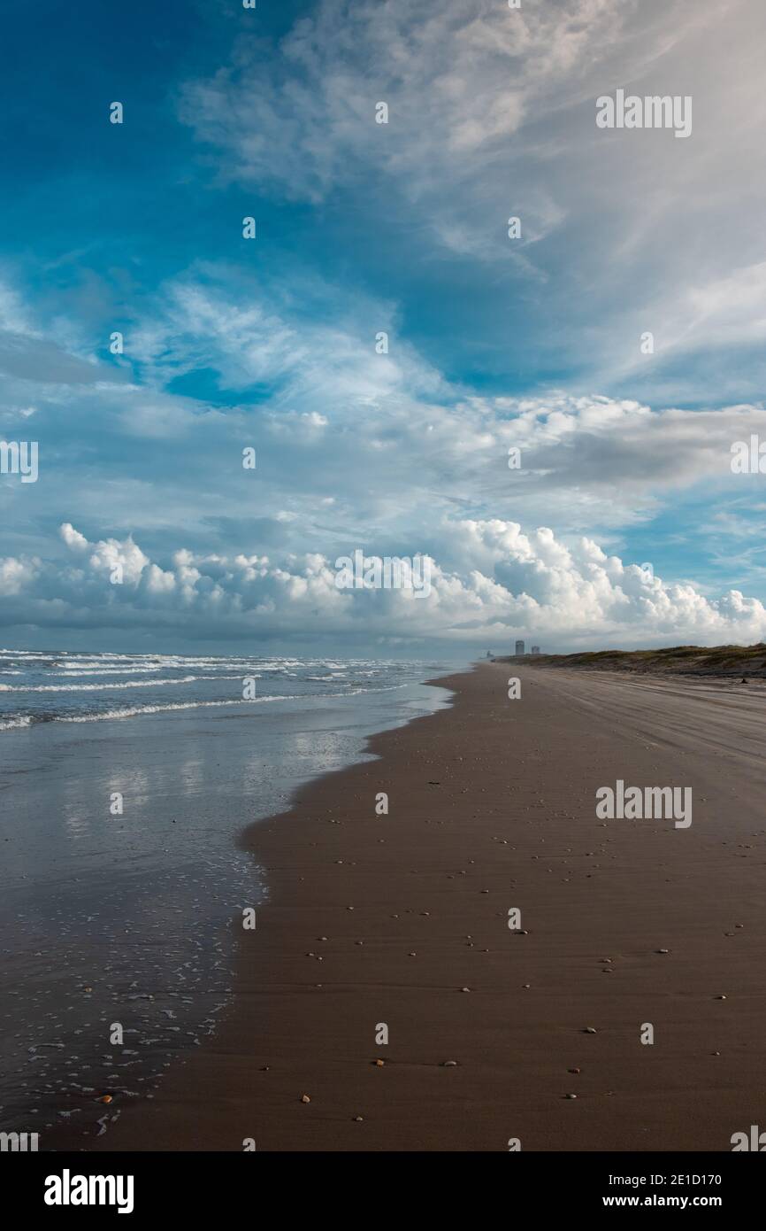 Beach on South Padre Island Stock Photo - Alamy