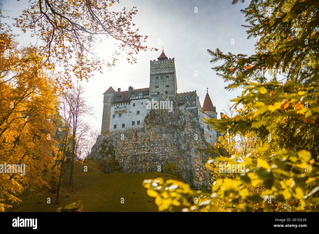 Bran Castle, a fortress on the border of Transylvania, is often ...