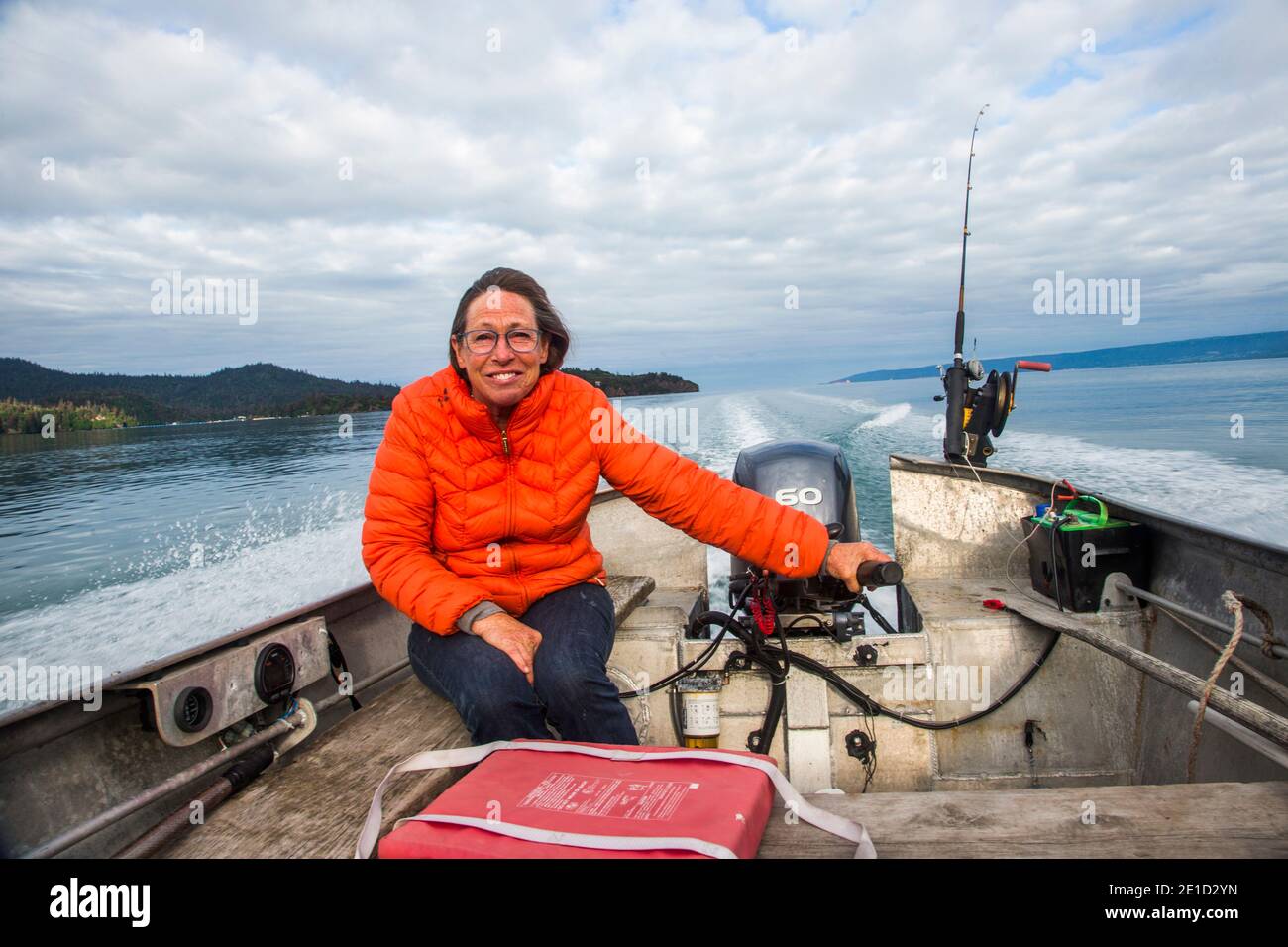 Female boat driver hi-res stock photography and images - Alamy