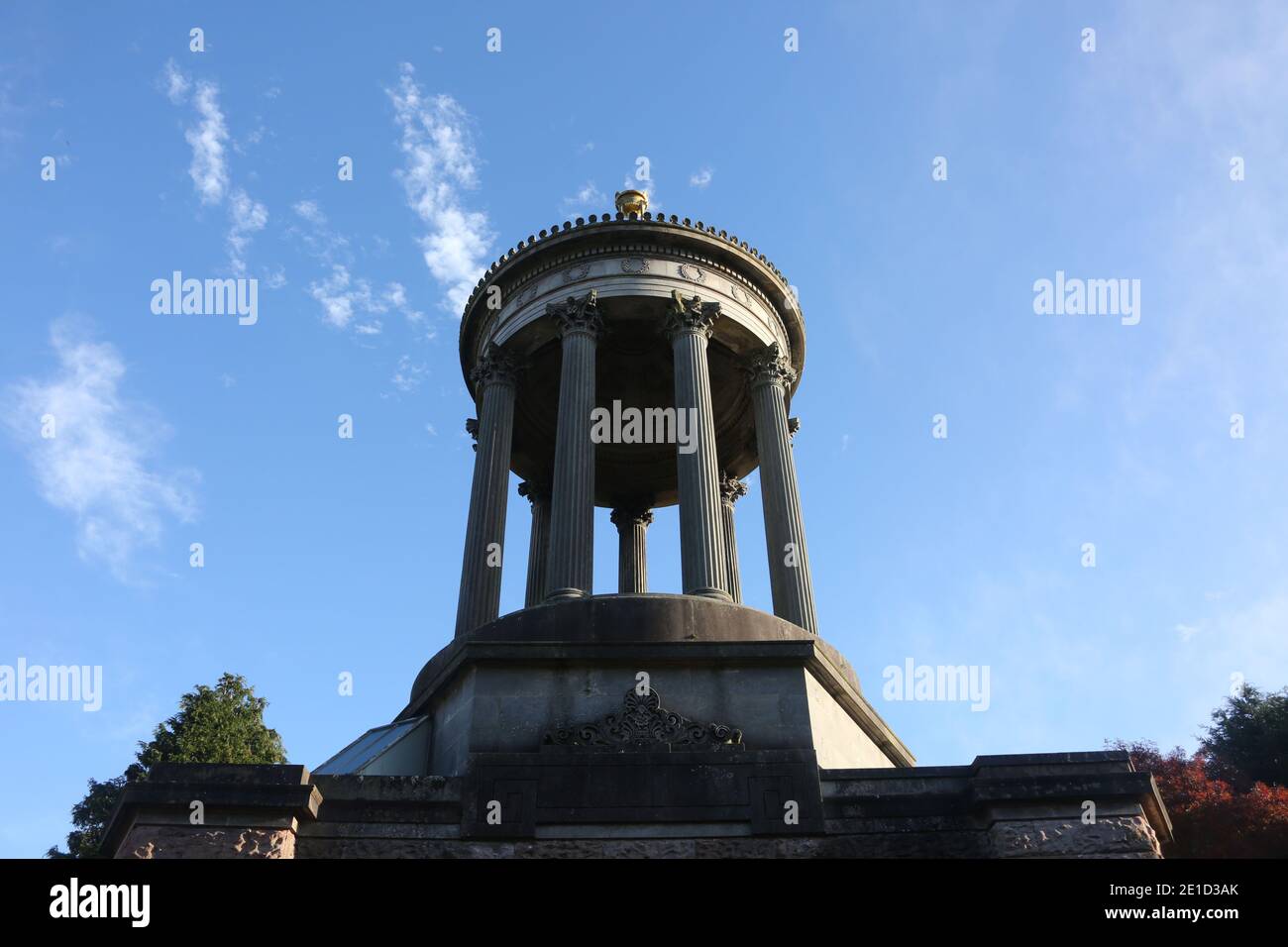 The Burns Monument and Gardens at Alloway, Ayrshire, Scotland, UK were ...