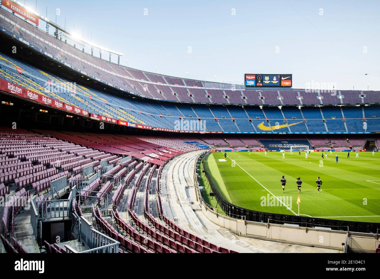 Empty camp nou hi-res stock photography and images - Alamy