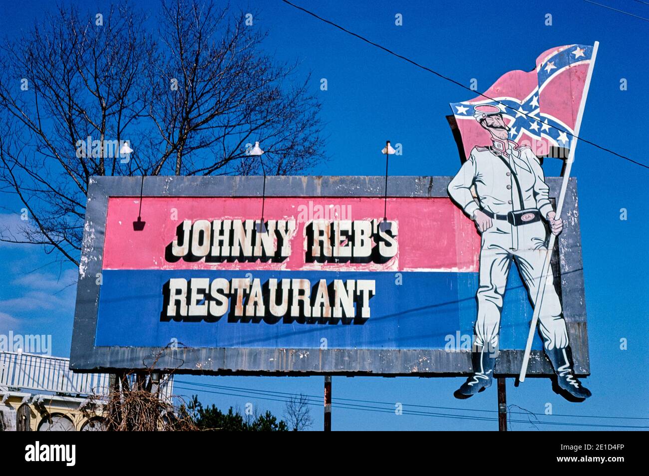 1980s atlanta confederate flag hi-res stock photography and images - Alamy