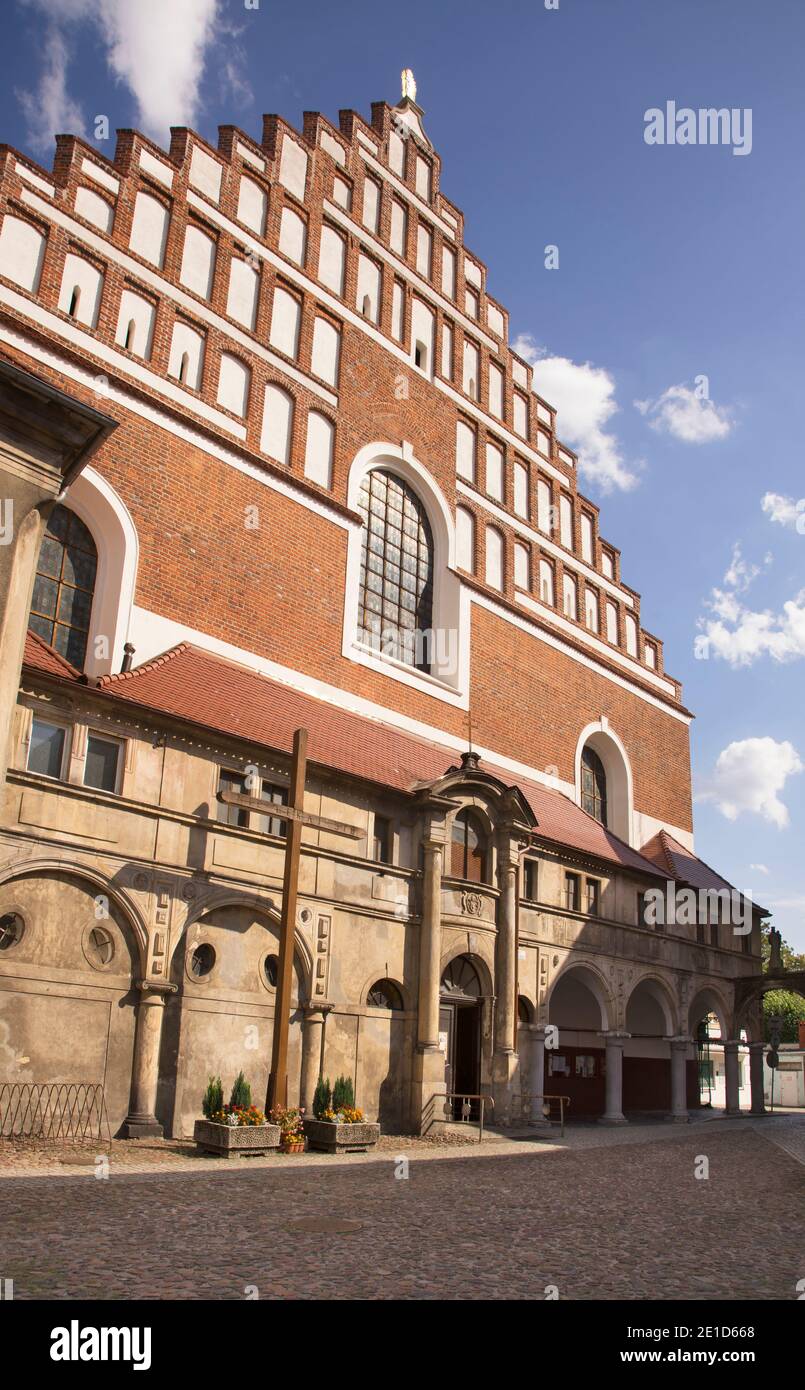 Church of the Assumption of Blessed Virgin Mary in Zagan. Poland Stock ...