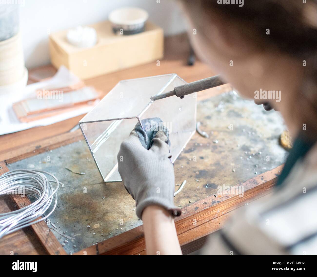 Soldering process hi-res stock photography and images - Alamy