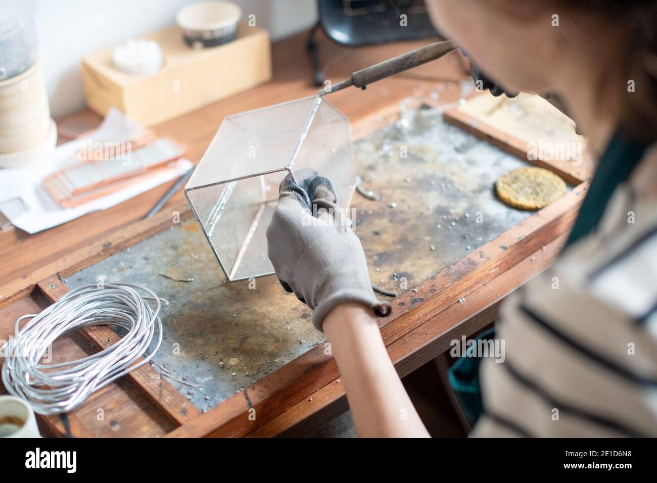 Soldering workbench hi-res stock photography and images - Alamy