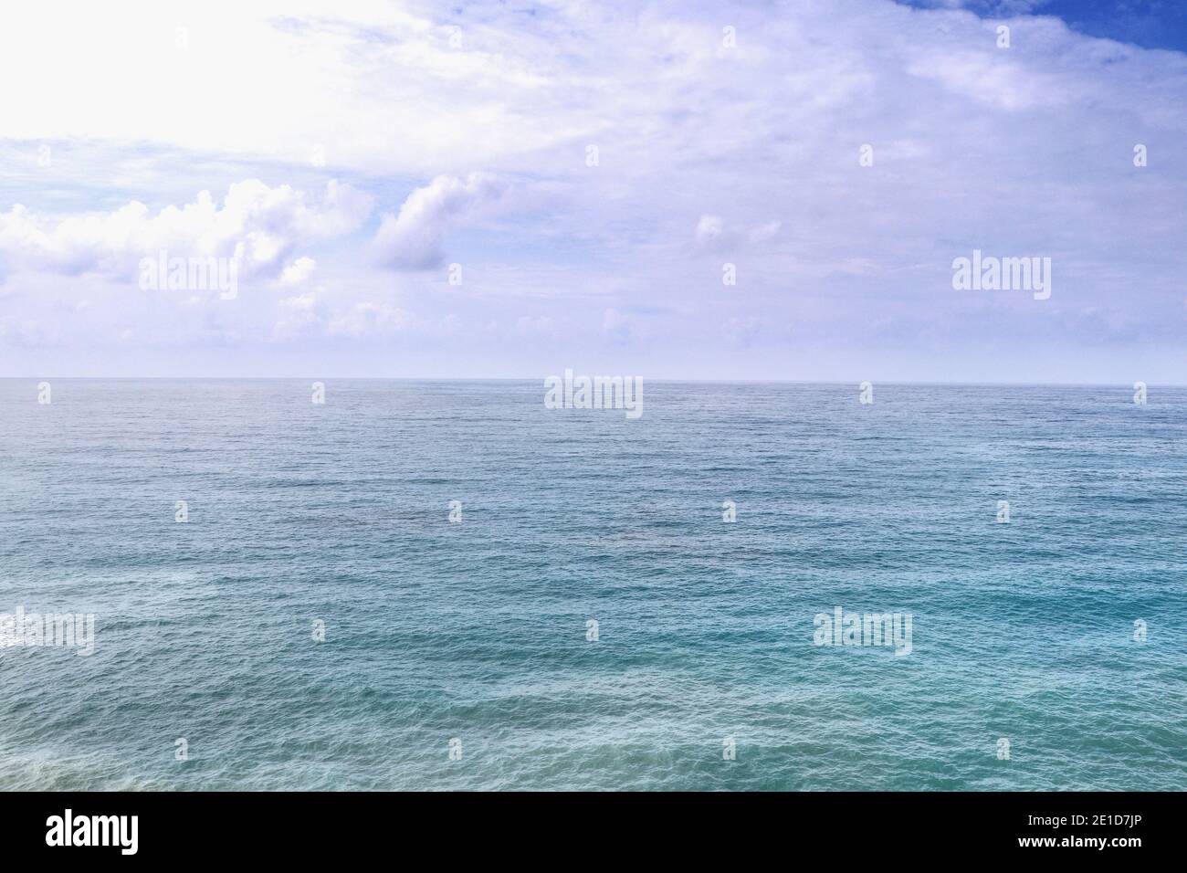 Clear and limpid mediterranean sea alternating shades of blue with ...