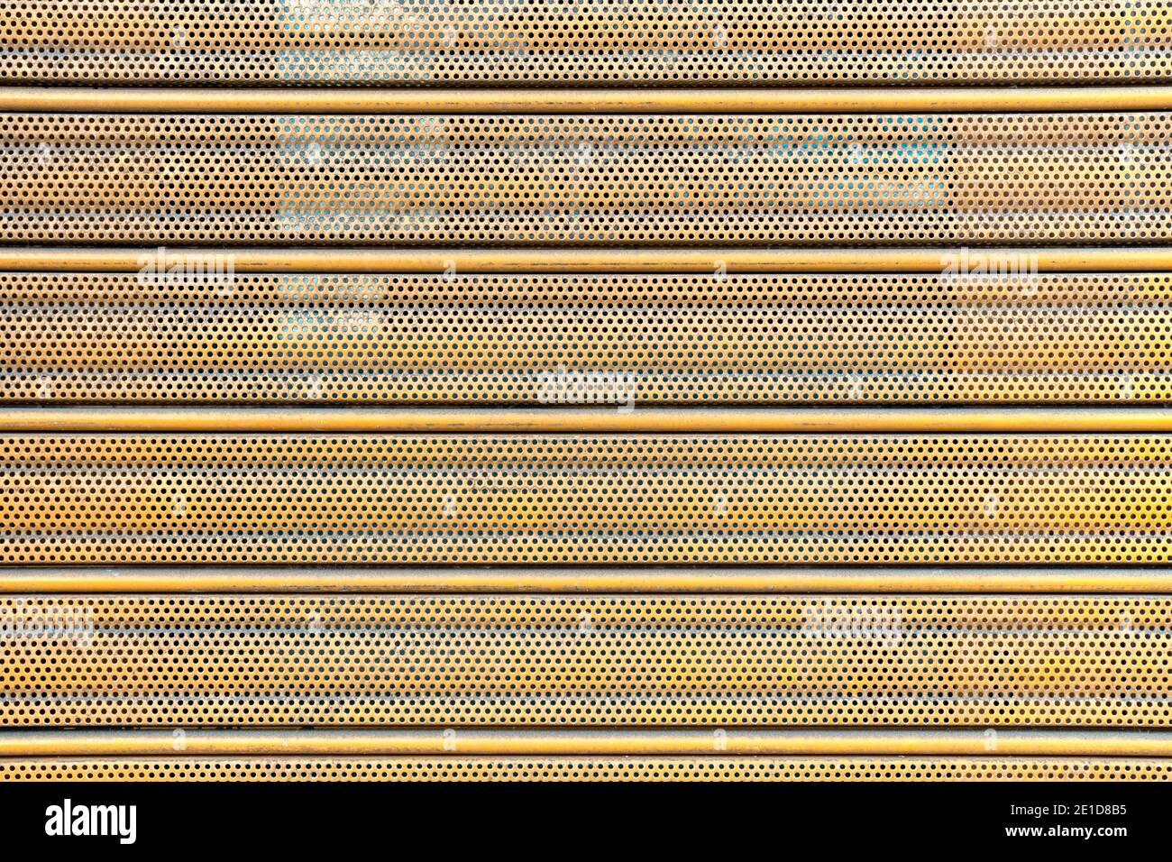 Perforated corrugated metal sheet. Abstract background. Close-up Stock ...