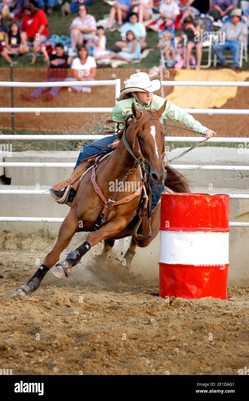 Barrel race hi-res stock photography and images - Alamy