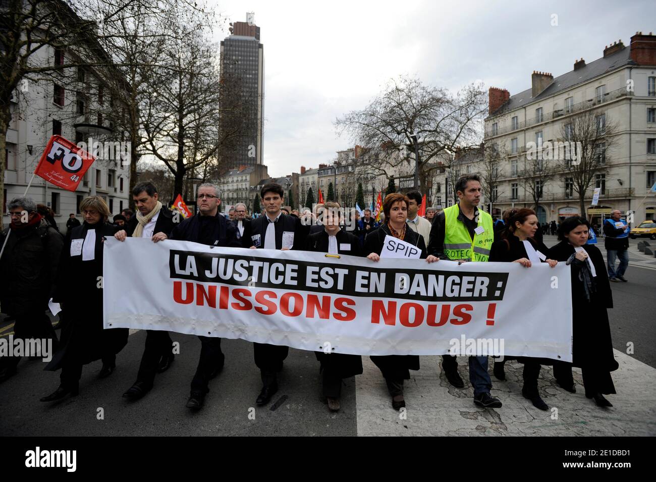 French court demonstrations hi-res stock photography and images - Alamy