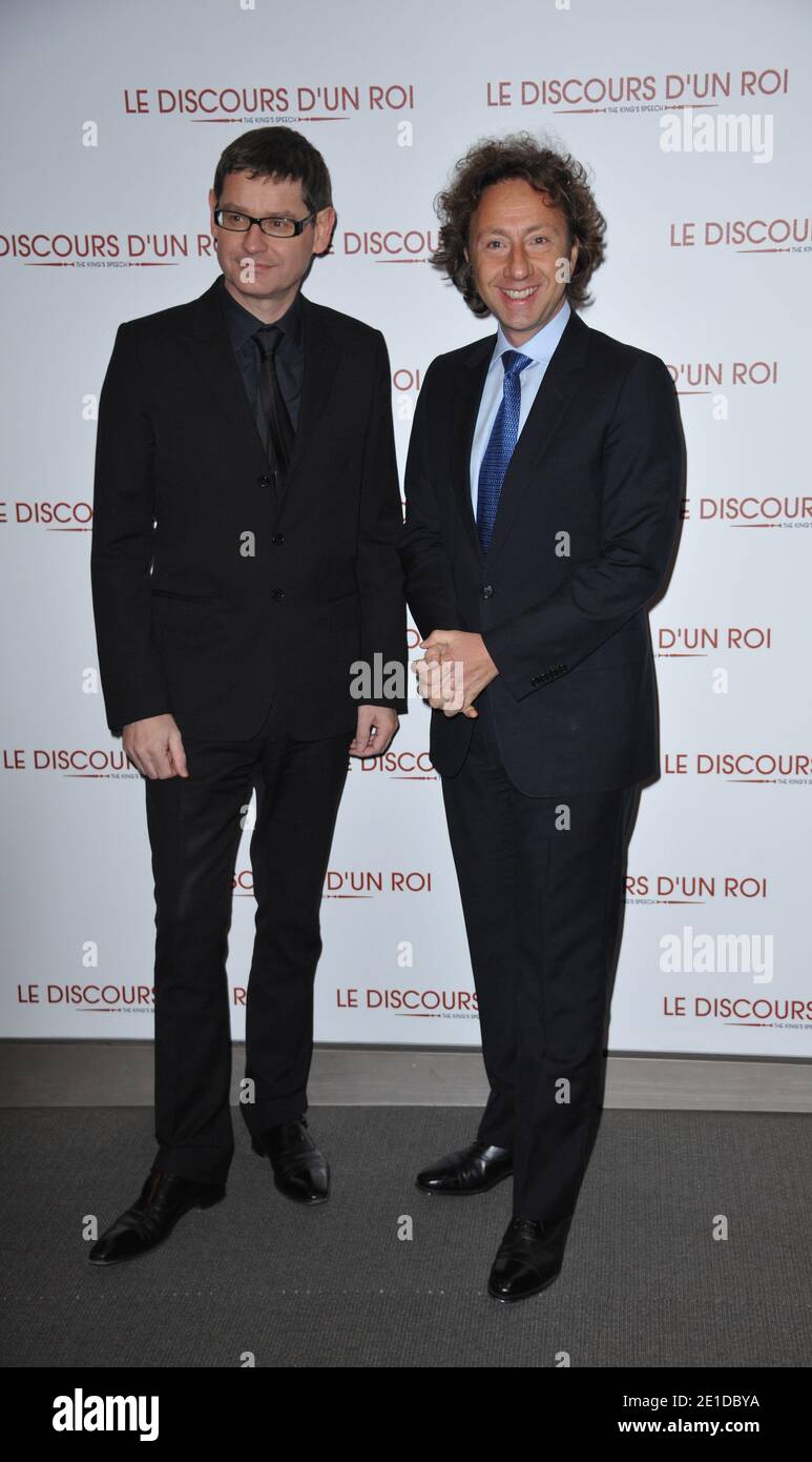 Stephane Bern attending the premiere of the film 'Le Discours D'Un Roi ...