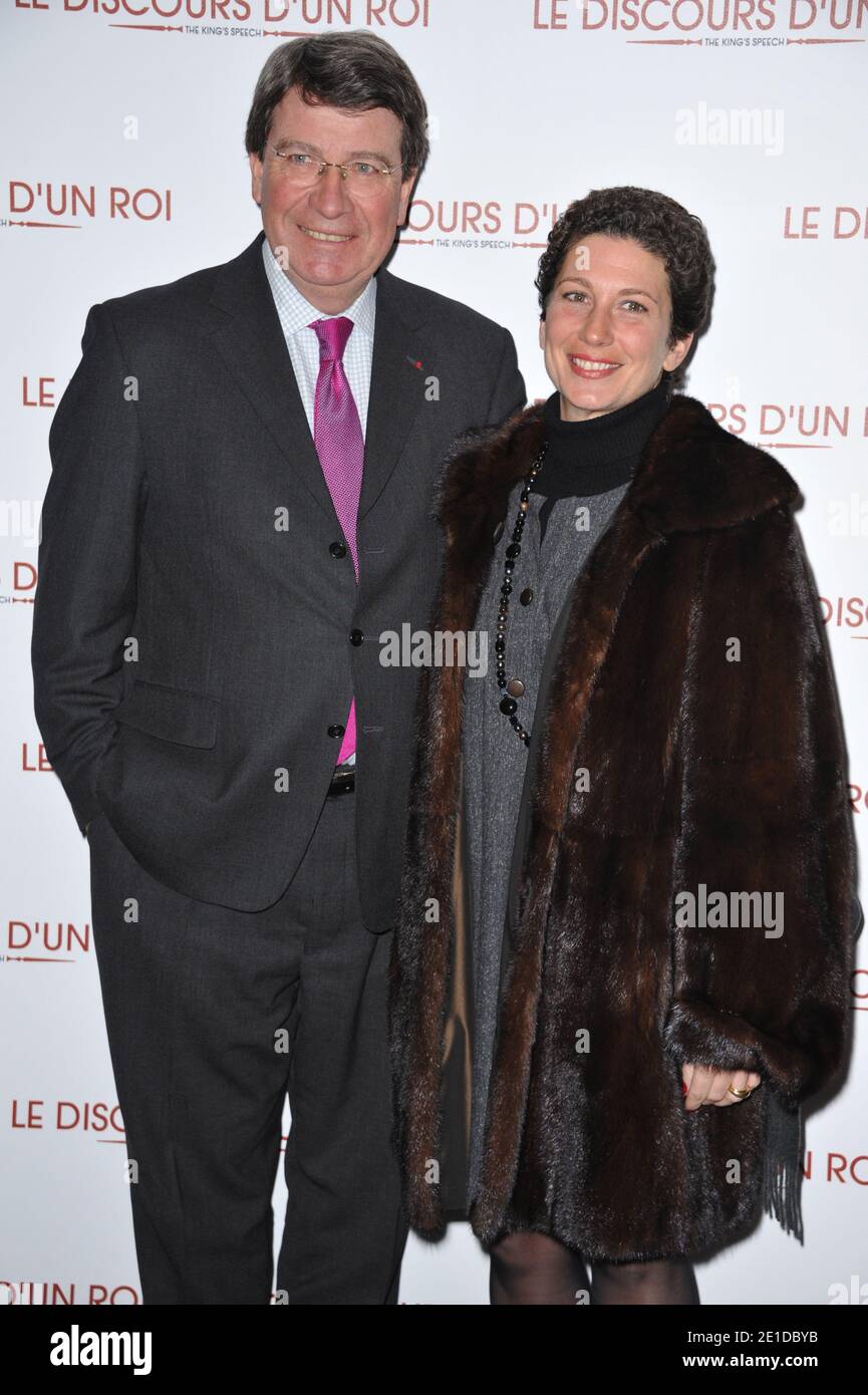 Xavier Darcos attending the premiere of the film 'Le Discours D'Un Roi ...
