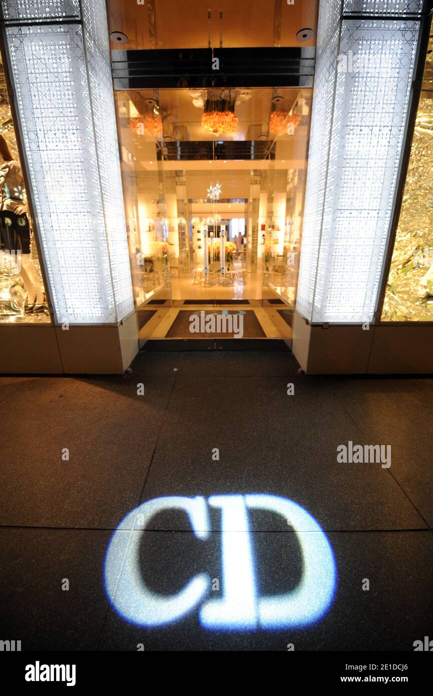 An illustration of the new Spring Summer windows at the Christian Dior ...