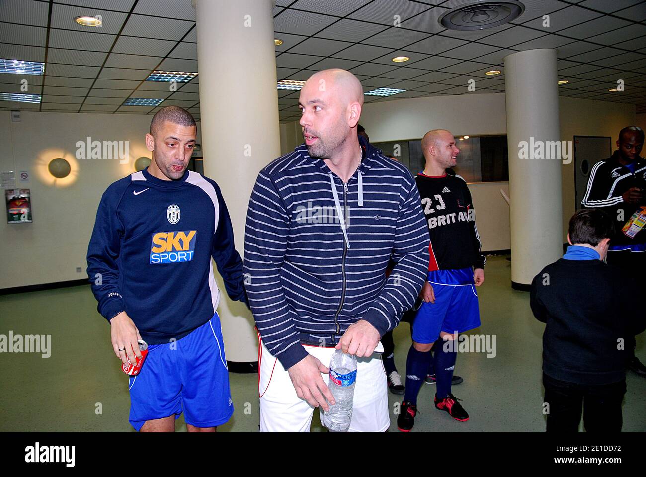 French rap singer Sinik during the soccer charity match of 'Foot de ...