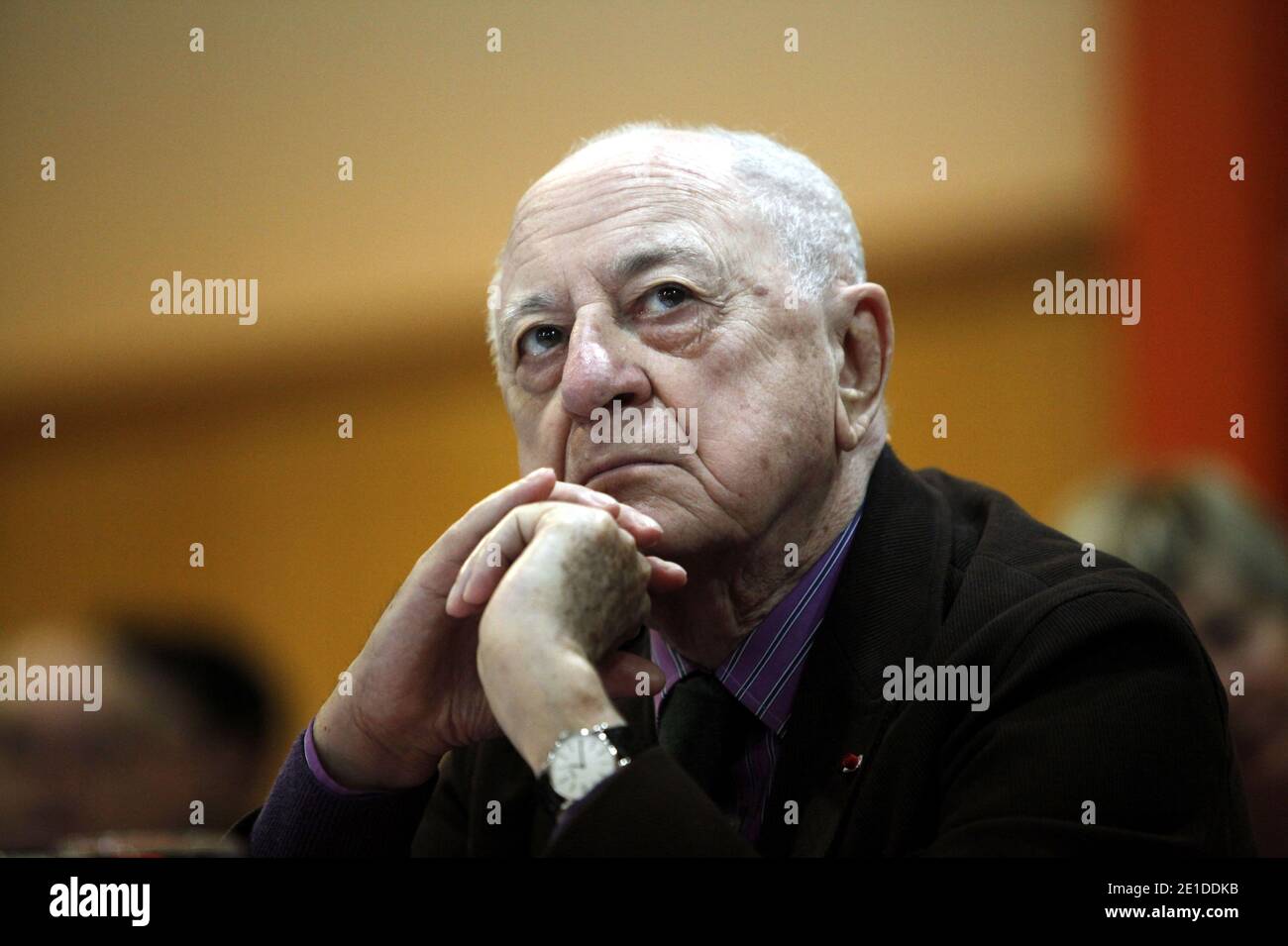 Pierre Berge is pictured at a lunch during ceremony marking the 15th ...