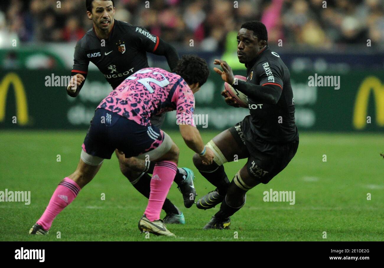 Stade Toulousain's Yannick Nyanga during the Top 14 Rugby match, Stade ...