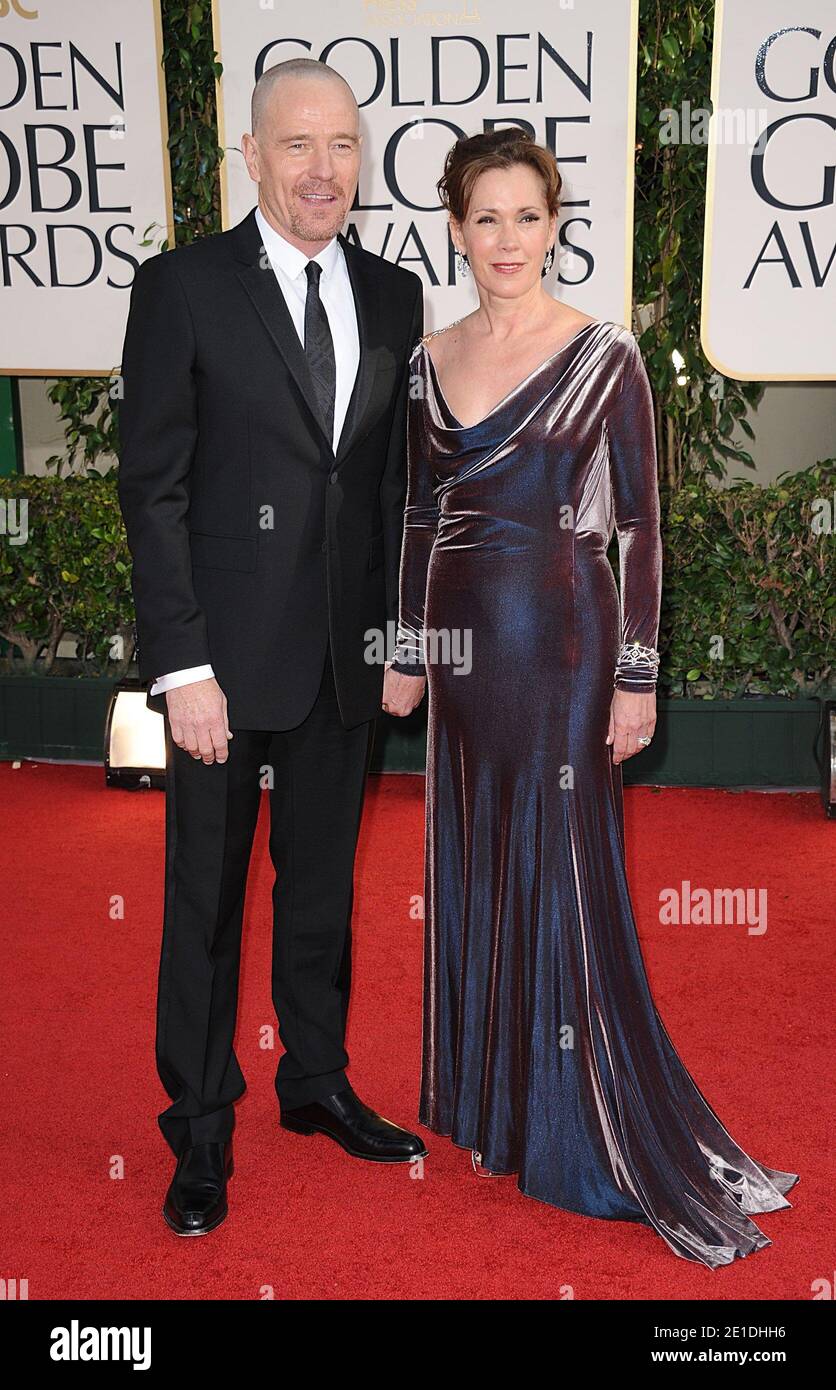 Bryan Cranston and Robin Dearden arriving for the 68th Annual Golden ...