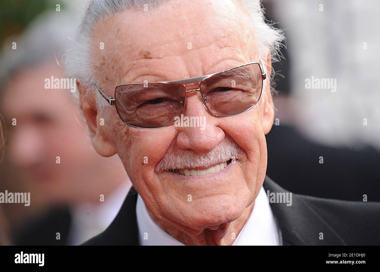 Stan Lee arriving for the 68th Annual Golden Globe Awards ceremony ...