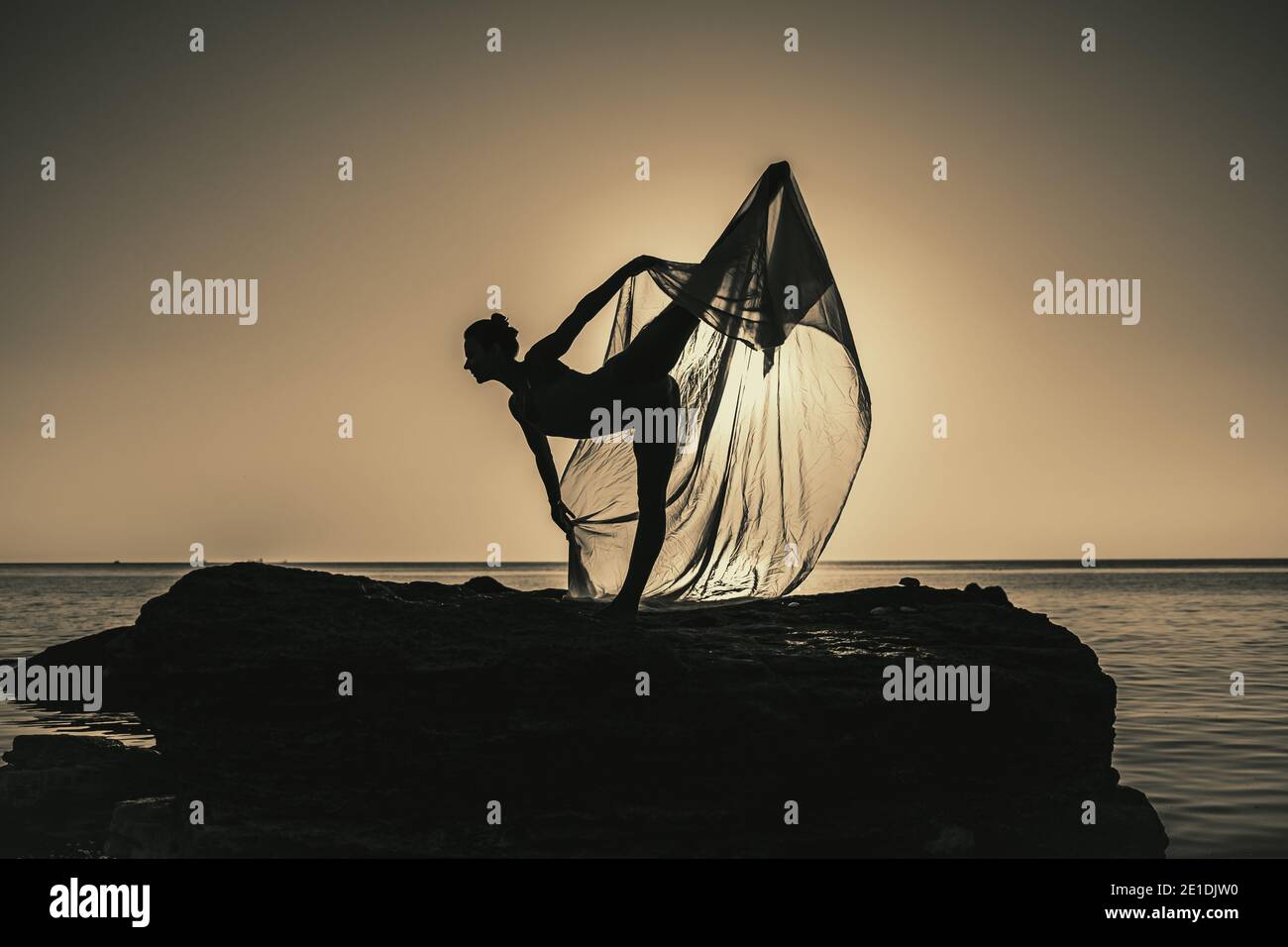 Fabric wind dance hi-res stock photography and images - Alamy