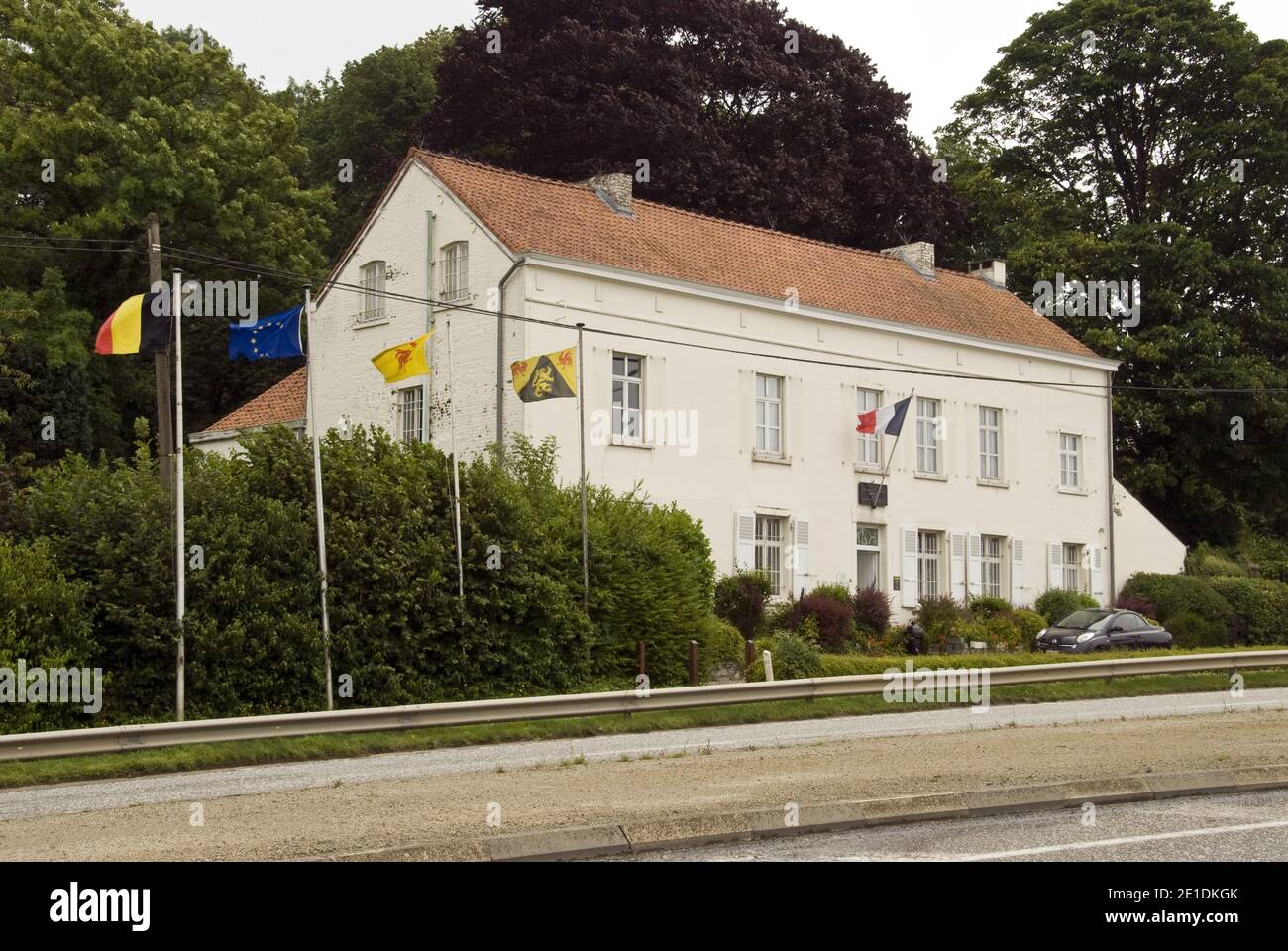 Napoleon made his headquarters in this farmhouse and spent the night ...