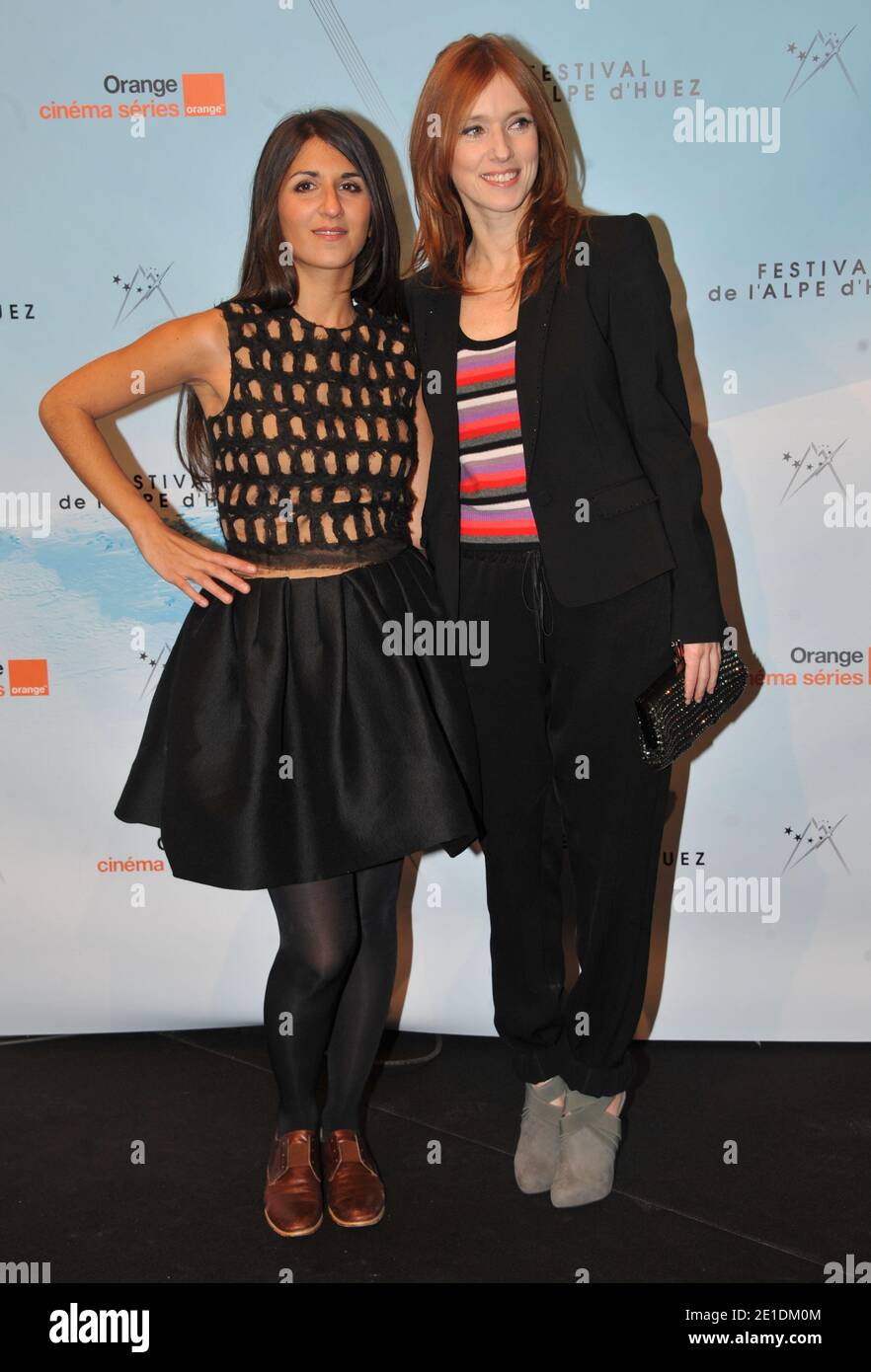 Geraldine Nakache and Lea Drucker posing at a photocall during the 14th ...