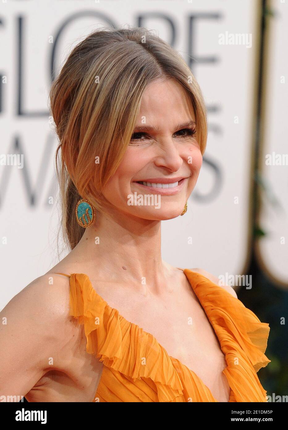Kyra Sedgwick arriving for the 68th Annual Golden Globe Awards ceremony ...