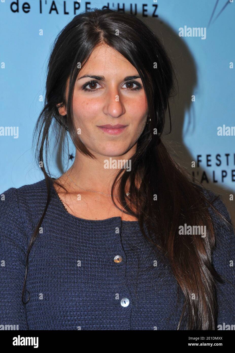 Geraldine Nakache posing during the 14th Alpe d'Huez Comedy Film ...