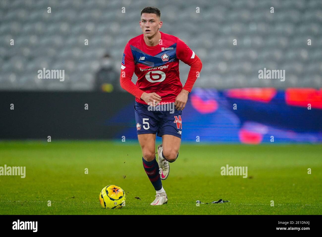 LILLE, FRANCE - JANUARY 6: Sven Botman of Lille OSC during the Ligue 1 ...