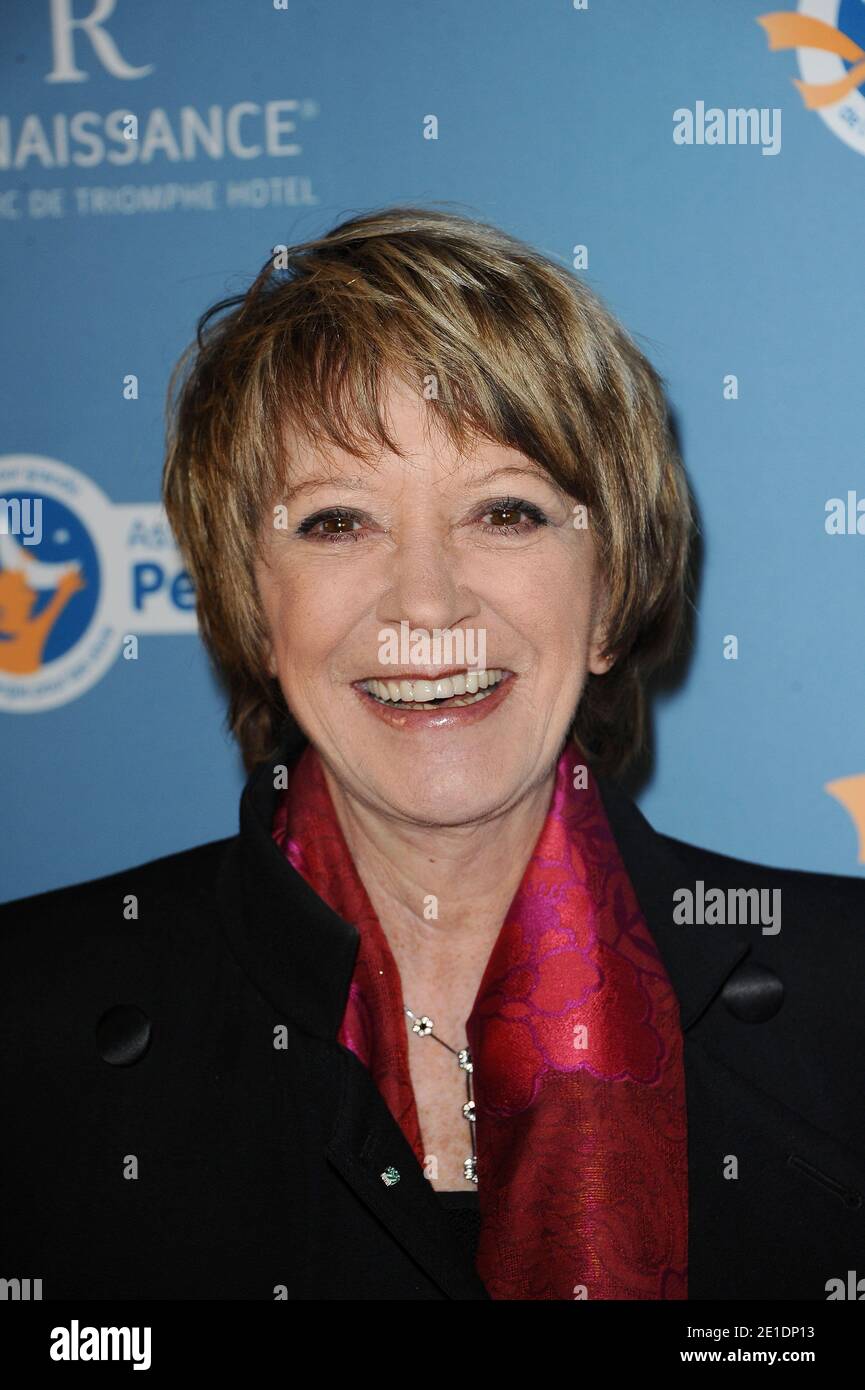 Alice Dona poses during a ceremony for 'remission of legion d'honneur ...
