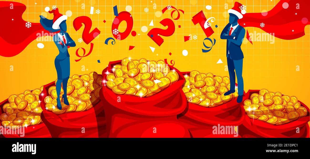 Creative design concept for the year 2021. 3D illustration Stock Photo ...