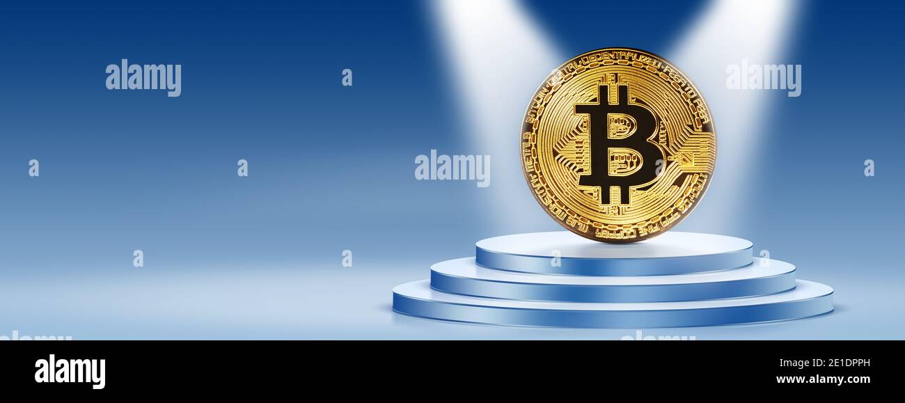 Cryptocurrency concept. Trends in bitcoin exchange rates. Rise and fall ...