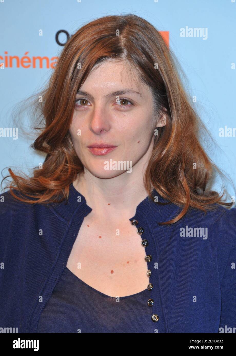 Valerie Donzelie poses during the 14th Alpe d'Huez Comedy Film Festival ...