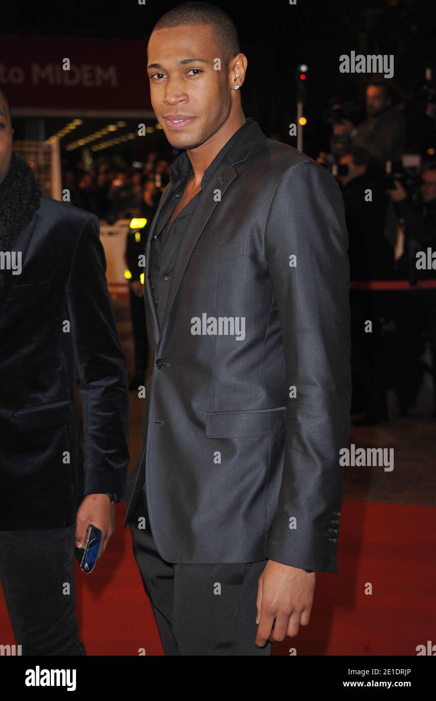 Senna from Secret Story arriving to the NRJ Music Awards 2011 ceremony ...